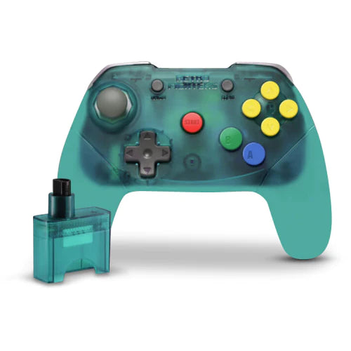 Retro Fighters Brawler 64 Wireless Controller (Ice Blue) for Sale ...