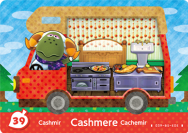 Cashmere Animal Crossing Amiibo Card - Animal Crossing Cards - New Lea ...