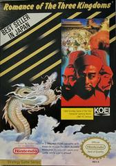 Order Romance of the Three Kingdoms Nintendo NES Game! – Secret Castle ...