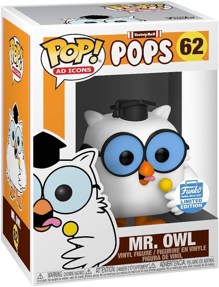POP Ad Icons Mr. Owl Tootsie Roll Pops 62 for Sale – Secret Castle Toys ...